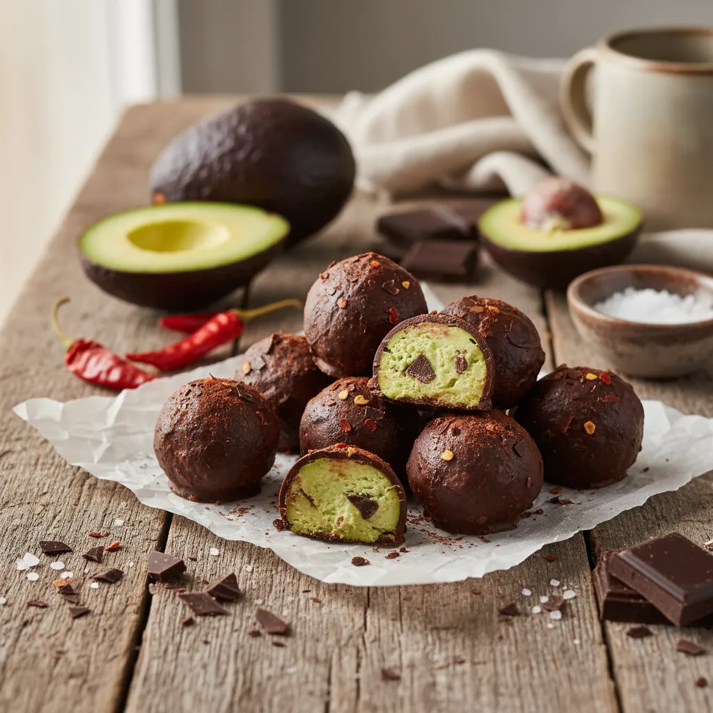 Choco-Chili Avocado Truffle Bites · All Special Recipes